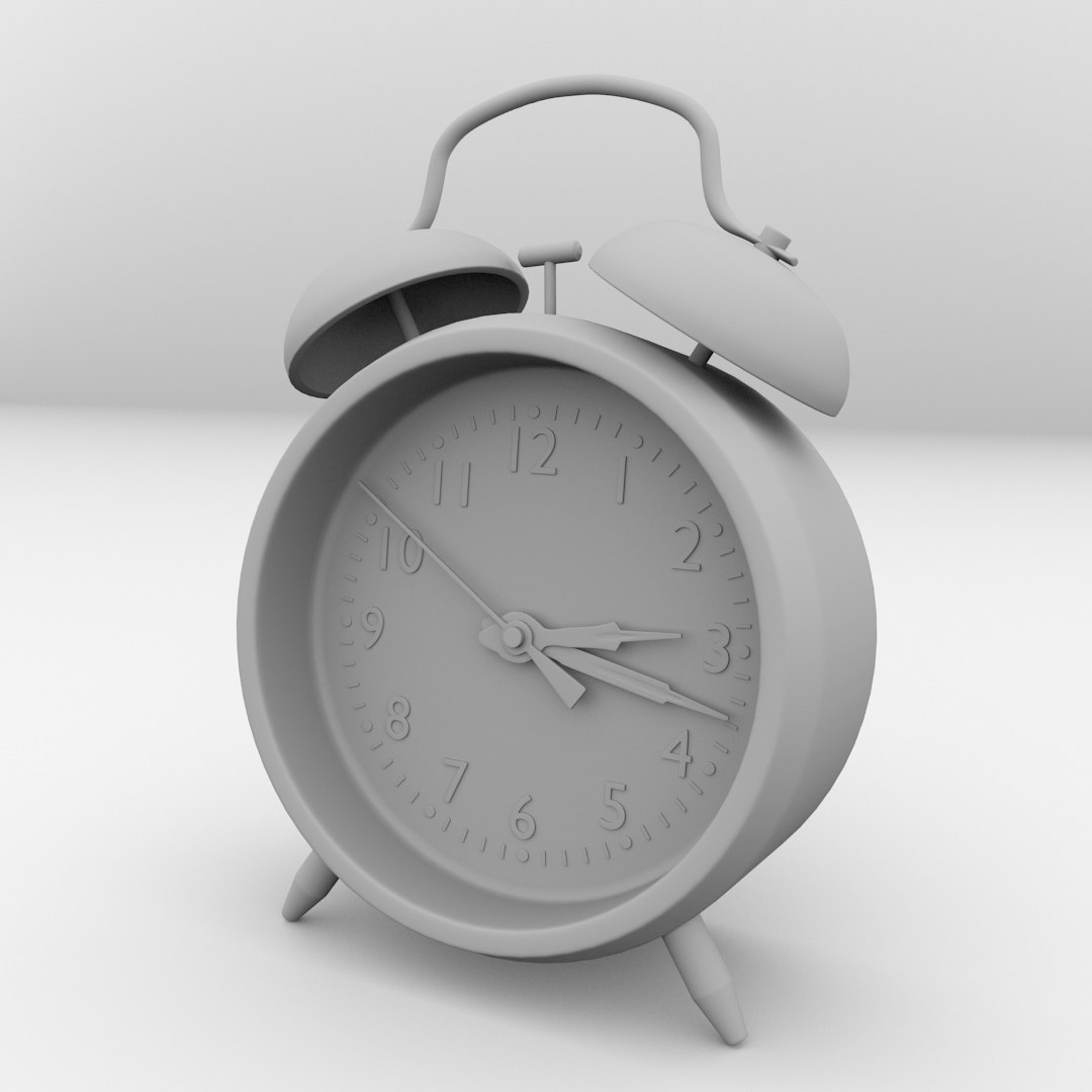 3d Model Alarm Clock