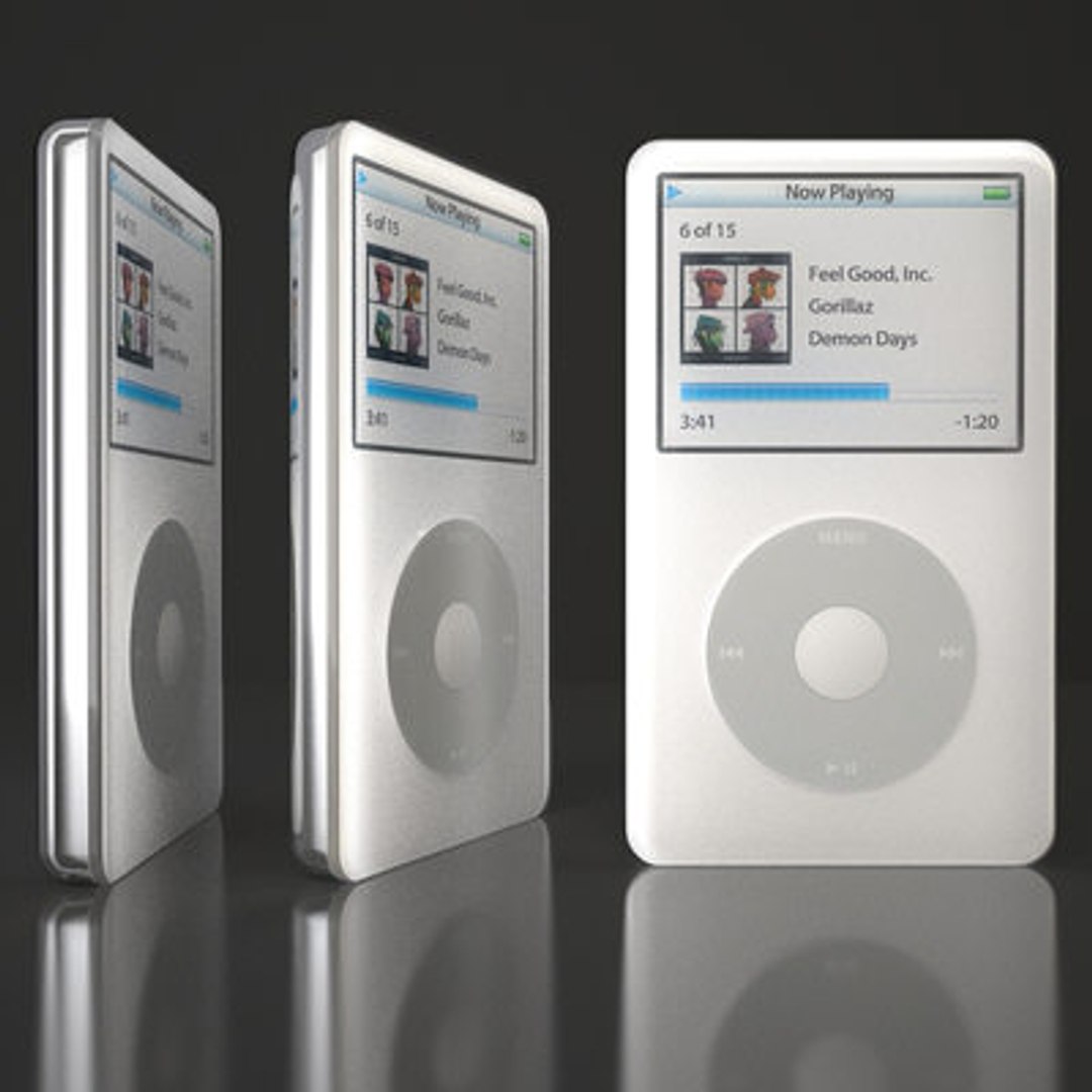 Apple Ipod Set 3d Model