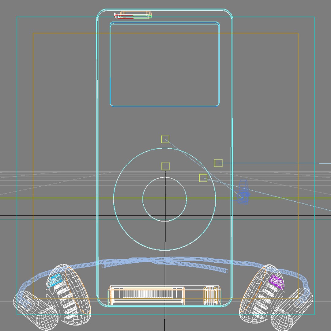Apple Ipod Set 3d Model