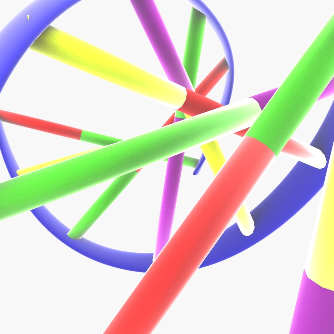 3ds Max Ribbon Dna