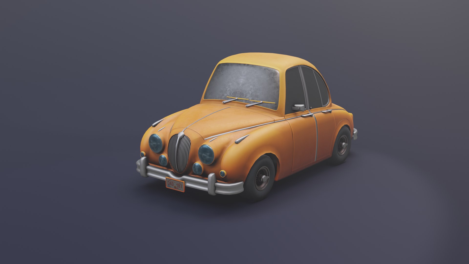 3D Low Poly Stylized Cartoon Car - TurboSquid 2031437