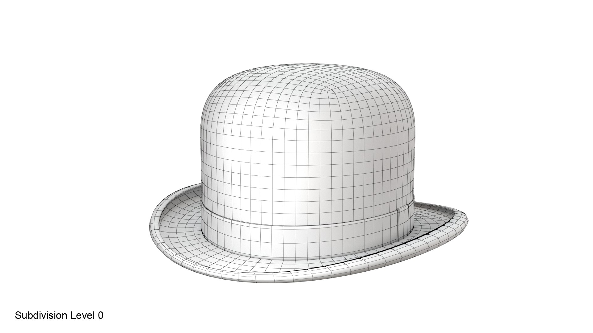 3D Bowler Hat - TurboSquid 1844655