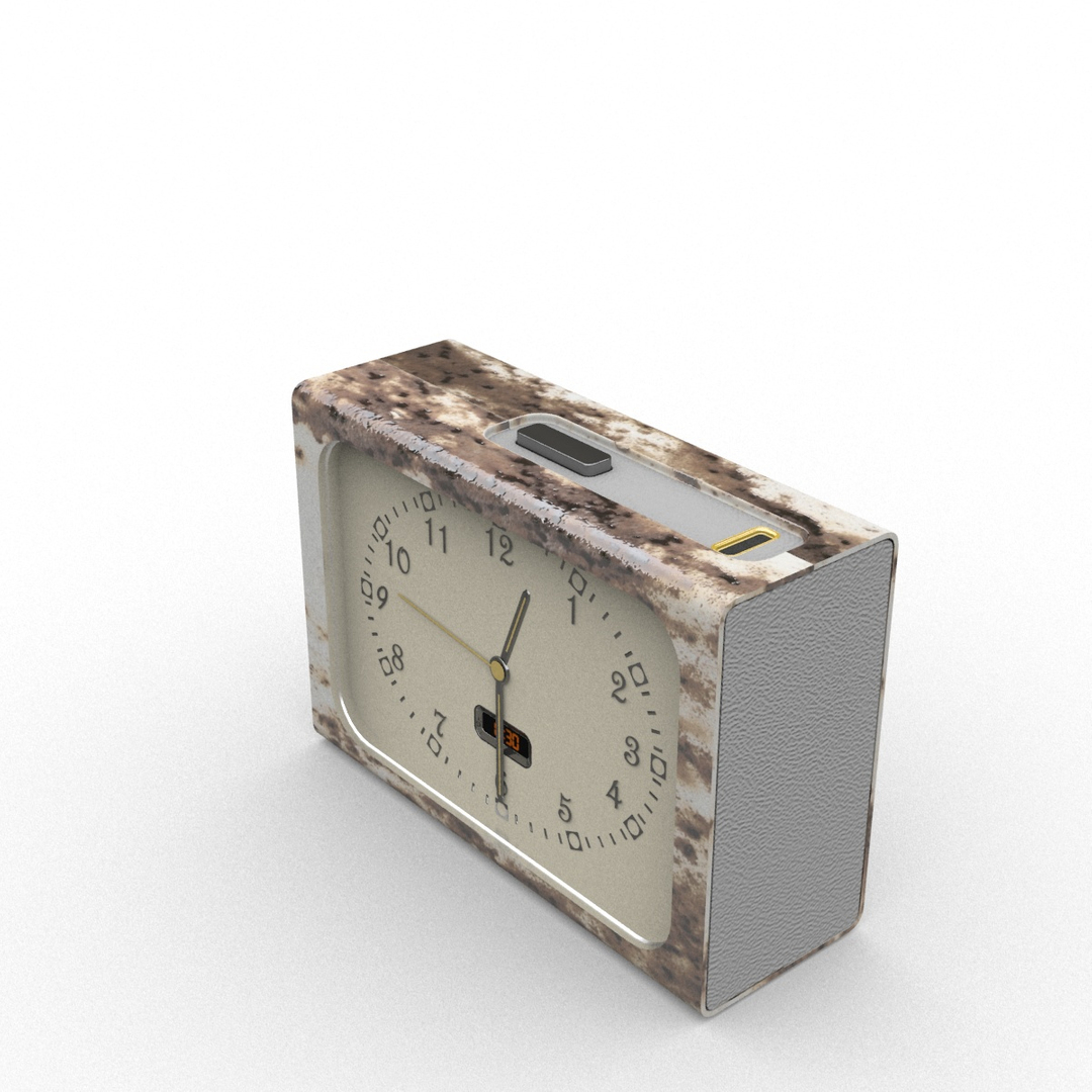 3D Alarm Clock - TurboSquid 1241479