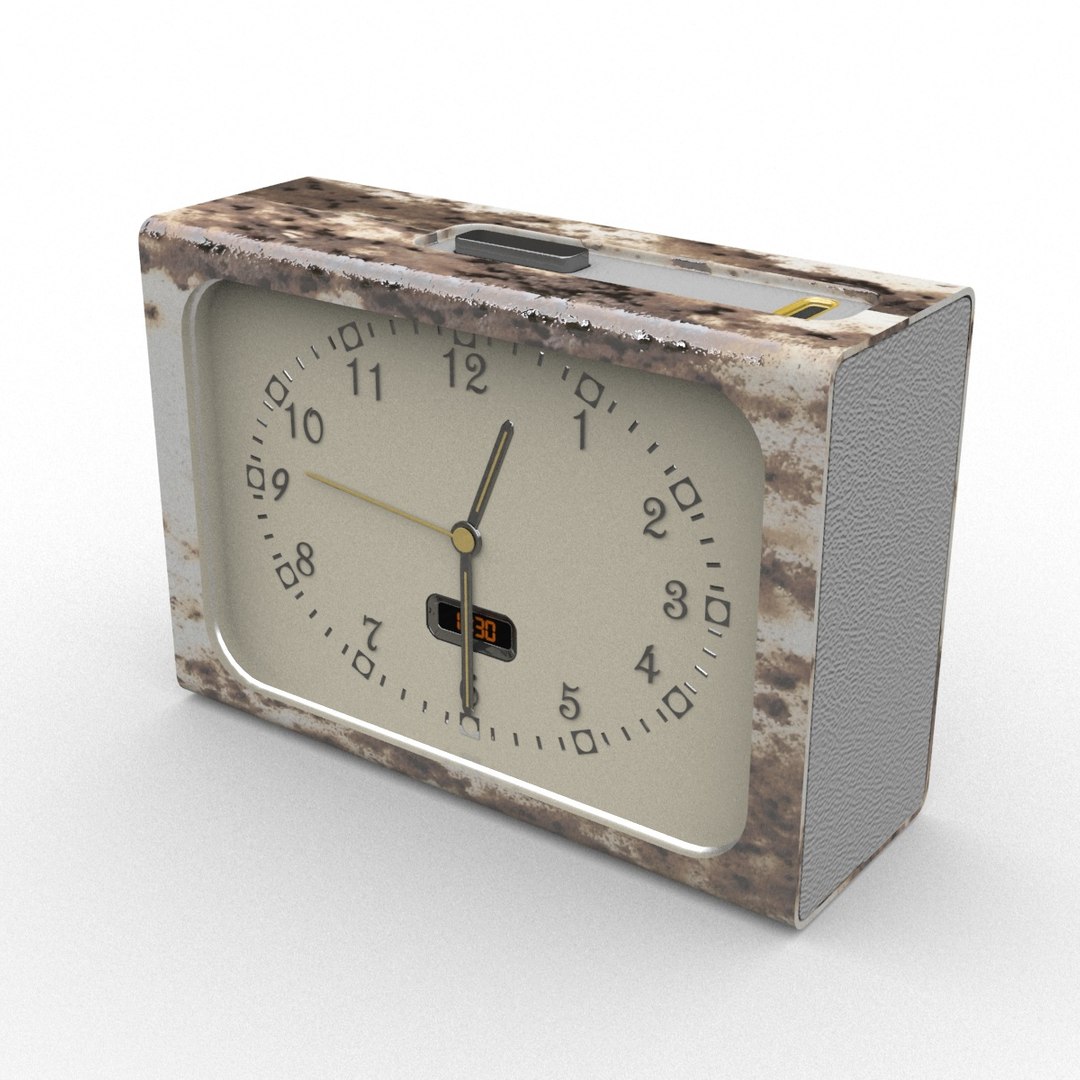 3D Alarm Clock - TurboSquid 1241479