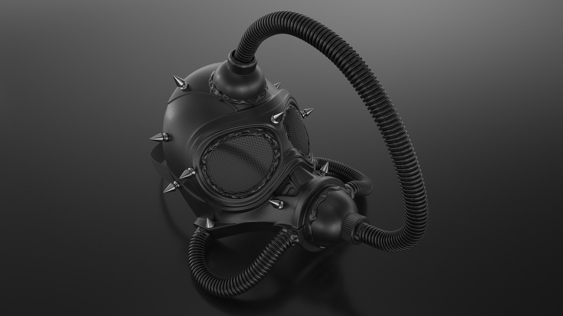 3D Cyberpunk Gas Mask - TurboSquid 1981862
