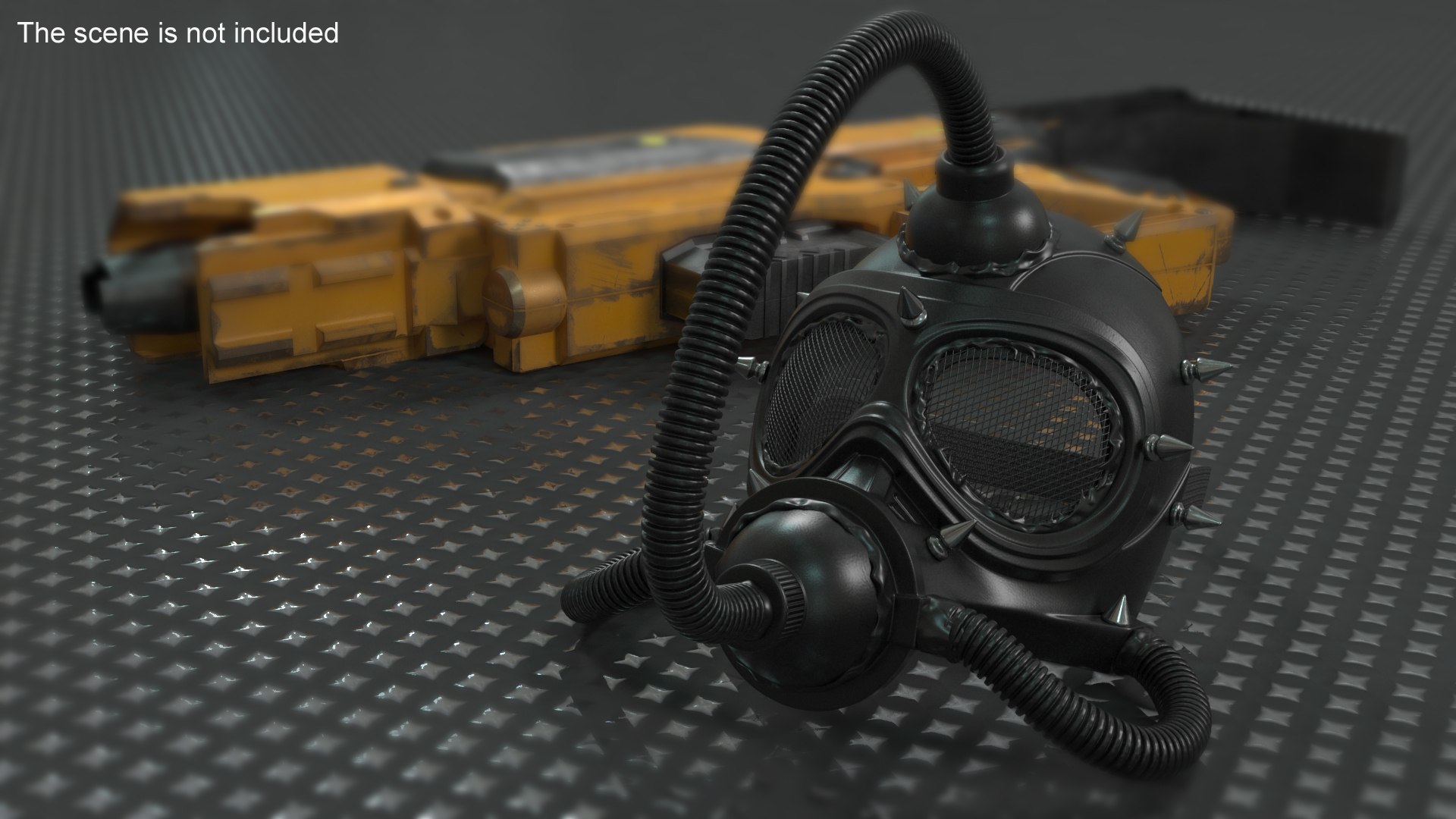3D Cyberpunk Gas Mask - TurboSquid 1981862