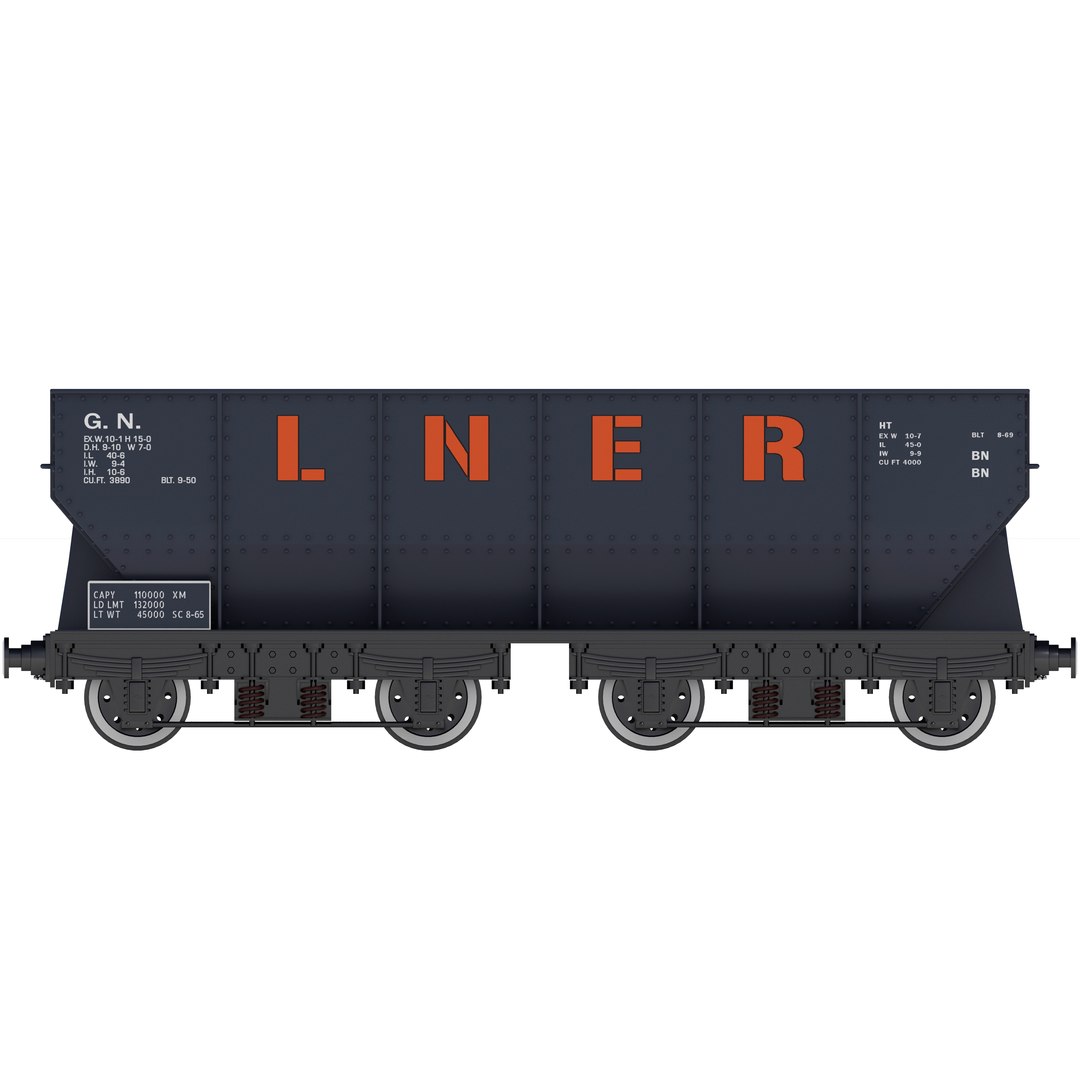 3D LNER wagon model - TurboSquid 1812267