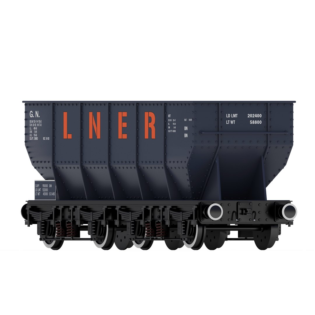 3D LNER wagon model - TurboSquid 1812267