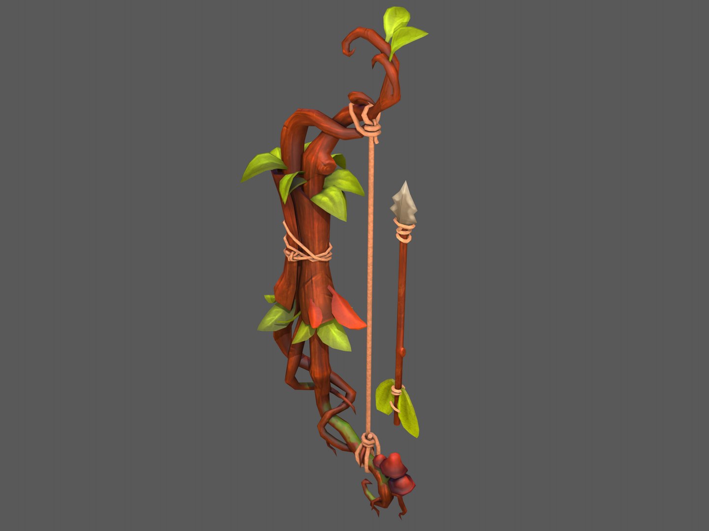 3D Model Stylized Bow Arrow - TurboSquid 1561206