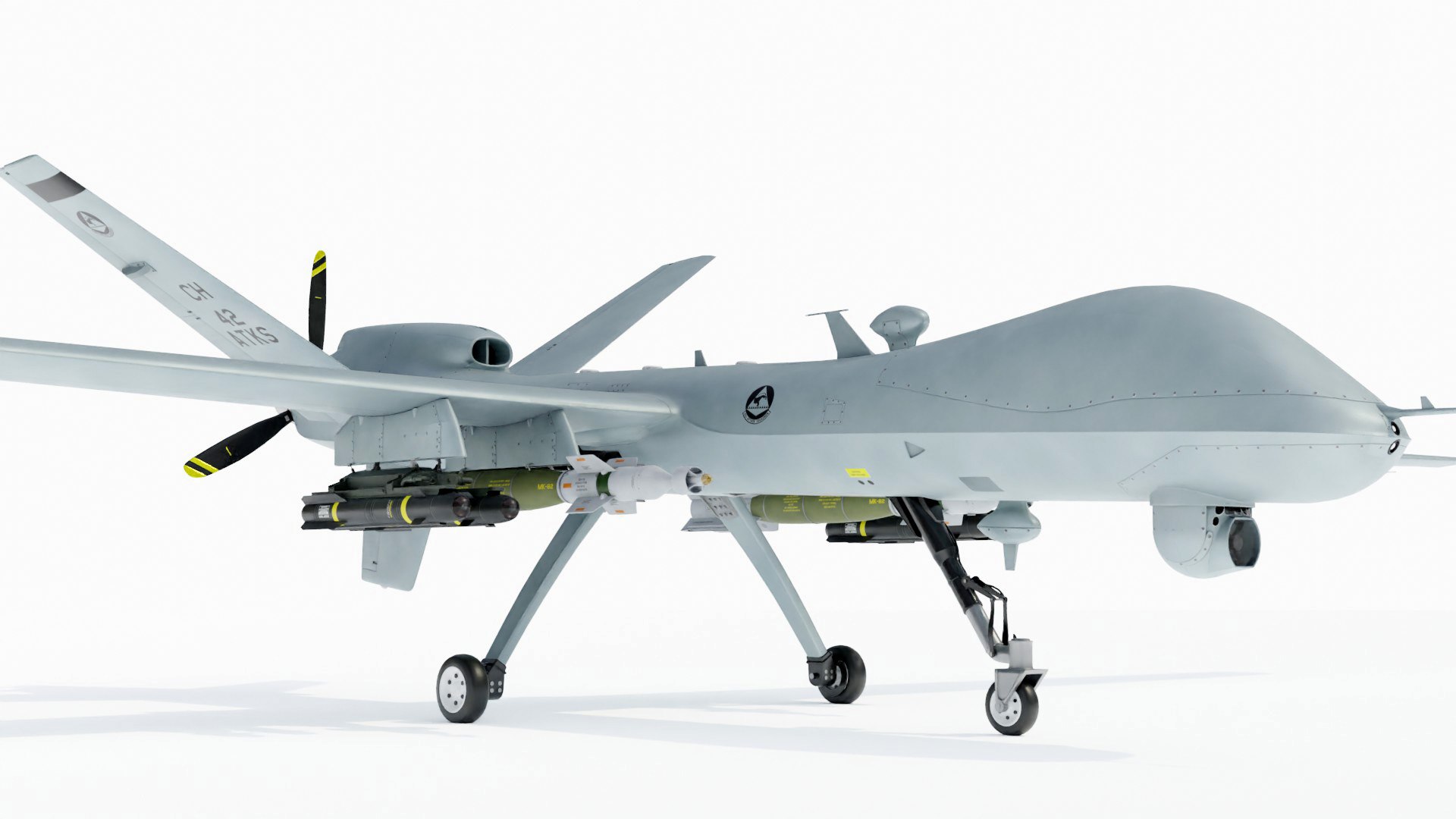 modelo 3d UAV General Atomics MQ-9 Reaper - TurboSquid 2173189