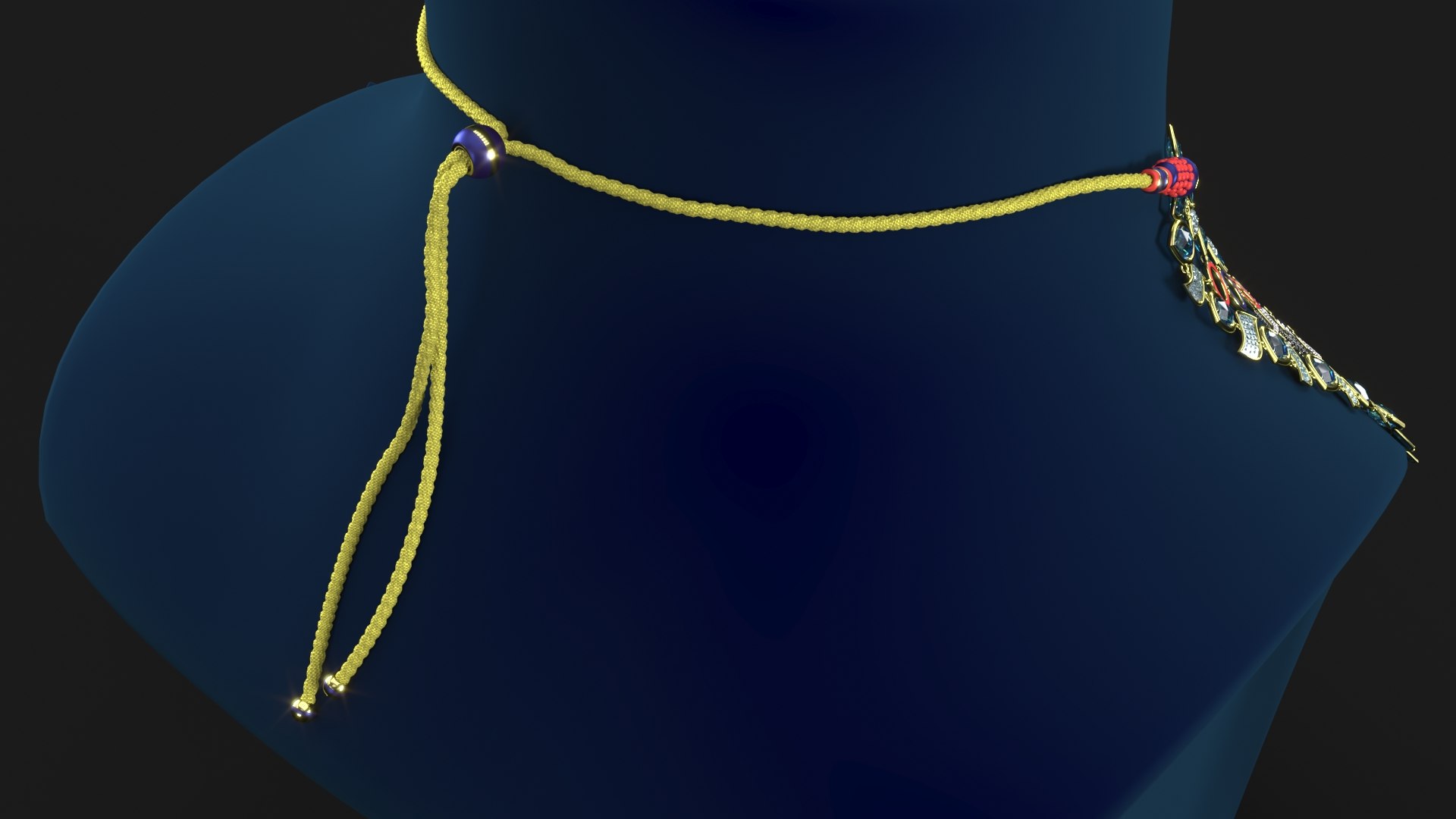 Necklace 3D Model - TurboSquid 1765365