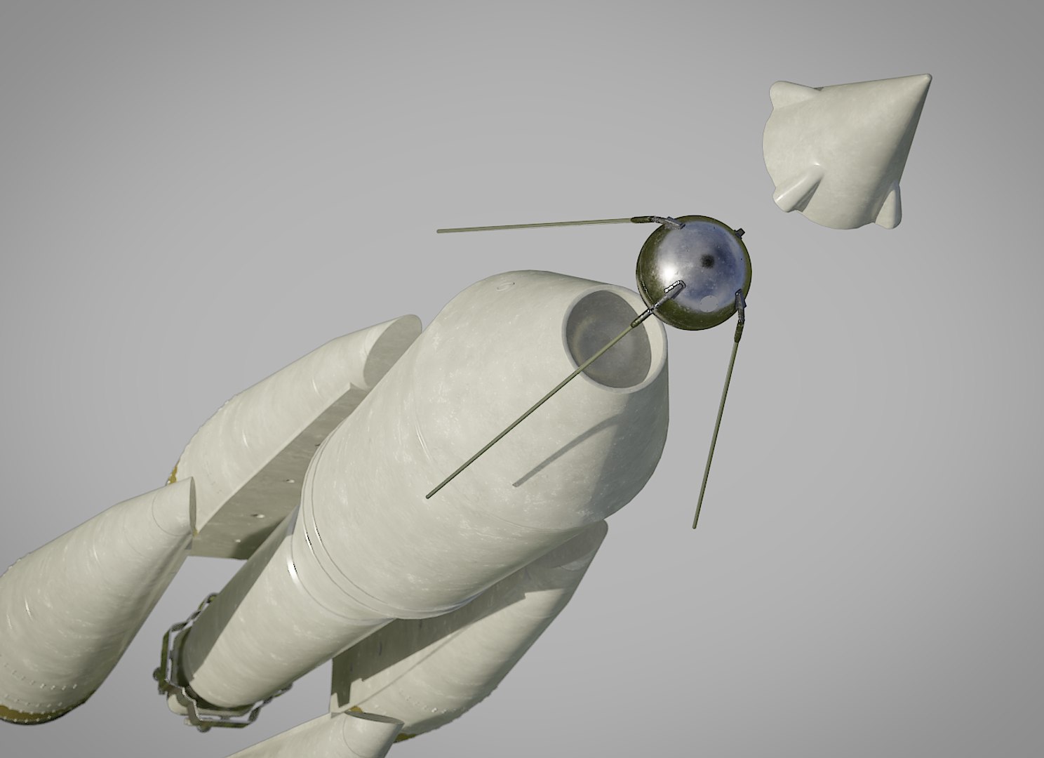 3D Sputnik-1 Sputnik - TurboSquid 1337458