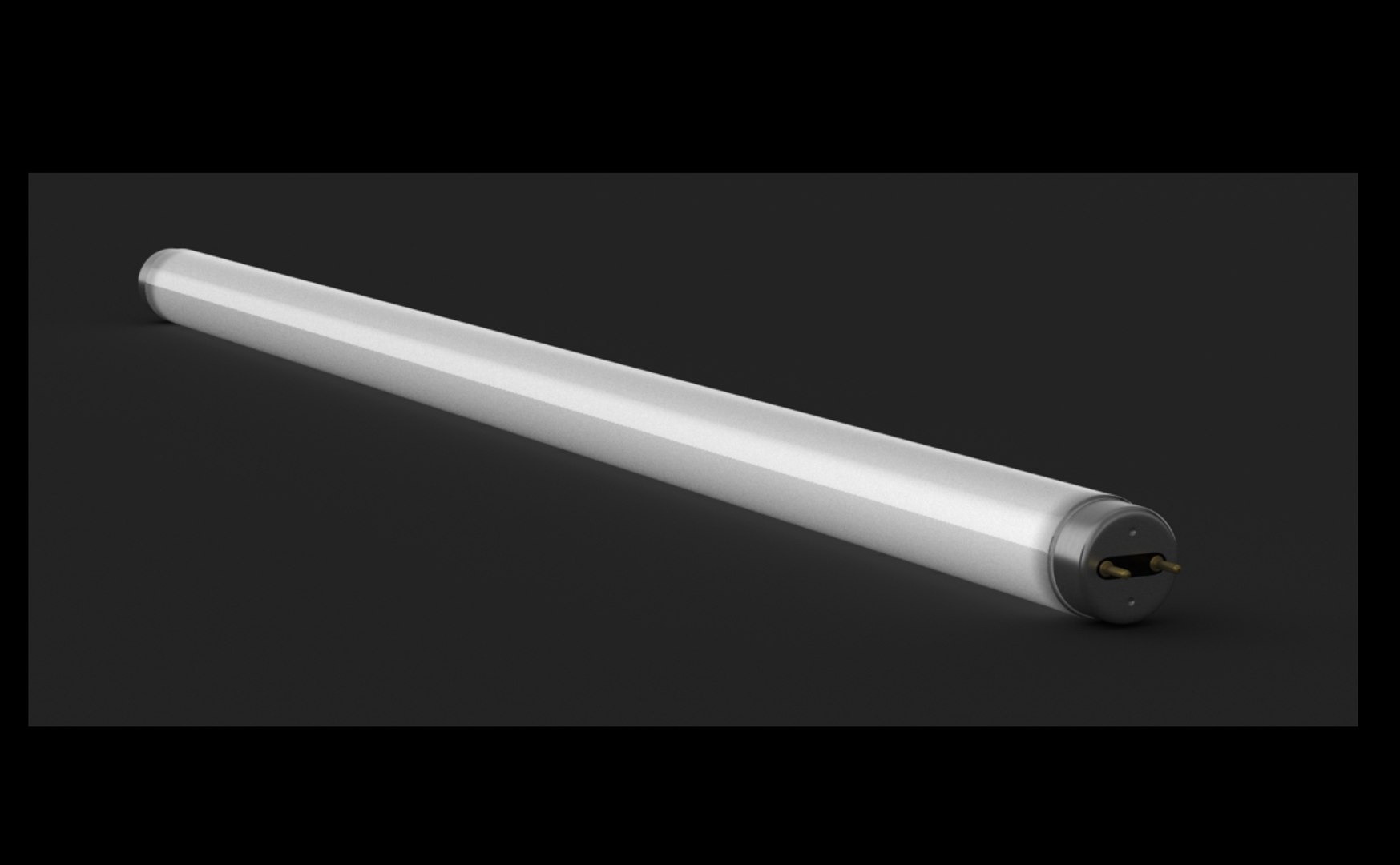 Fluorescent Lamp 3D Model - TurboSquid 1169935