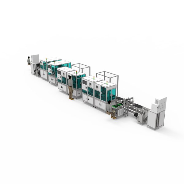 Automatic Mobile Phone Box Labeling and Assembly Earphone Machine 3D ...