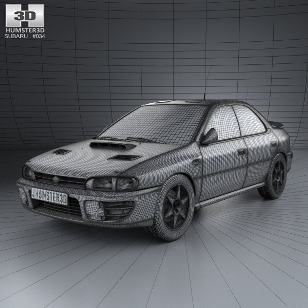 3D subaru wrc impreza - TurboSquid 1157990