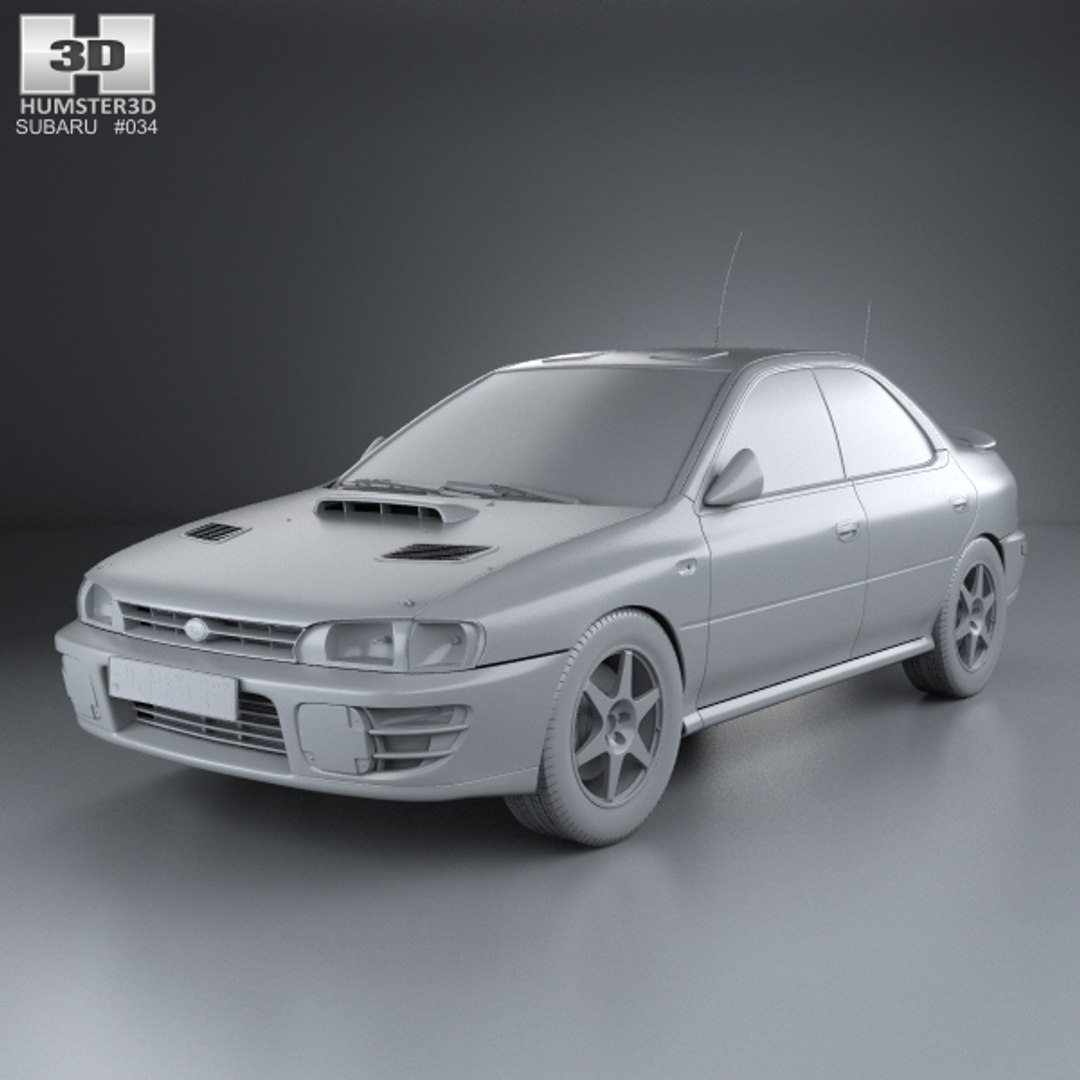 3D subaru wrc impreza - TurboSquid 1157990