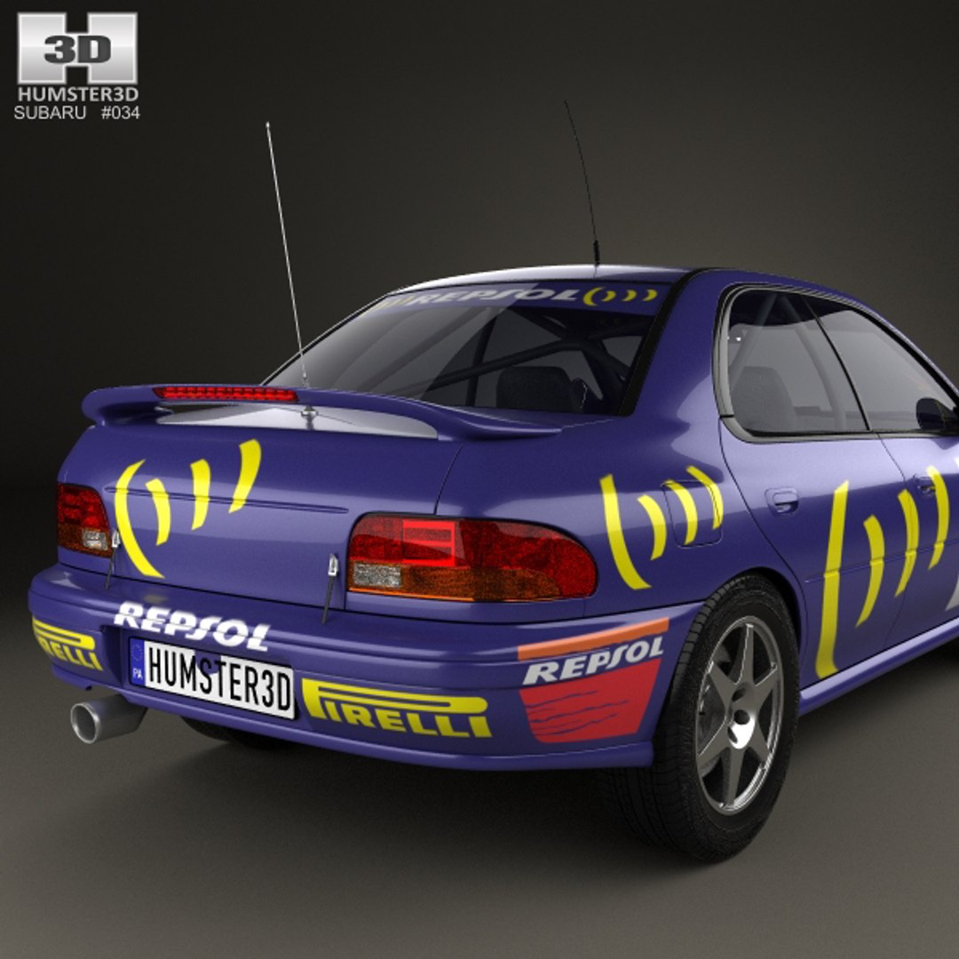 3D subaru wrc impreza - TurboSquid 1157990