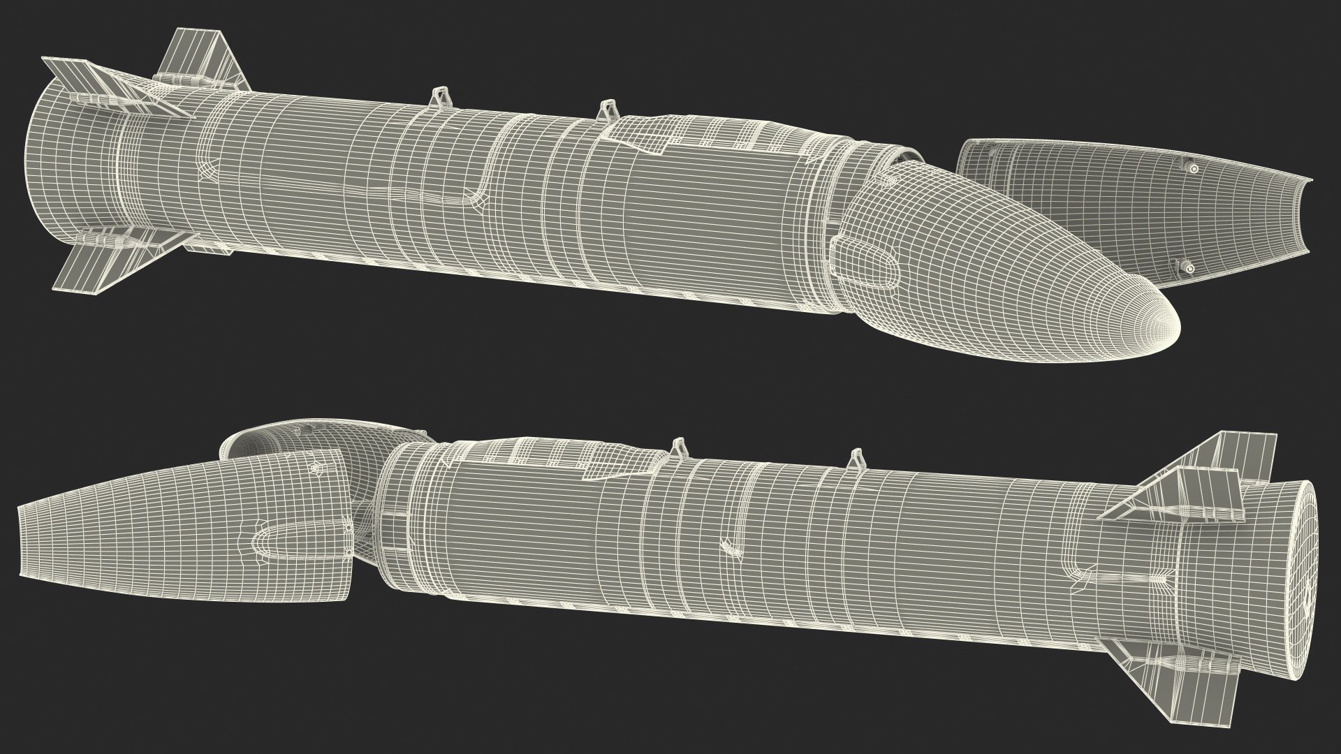 Hypersonic Missile 3D Model - TurboSquid 1919673
