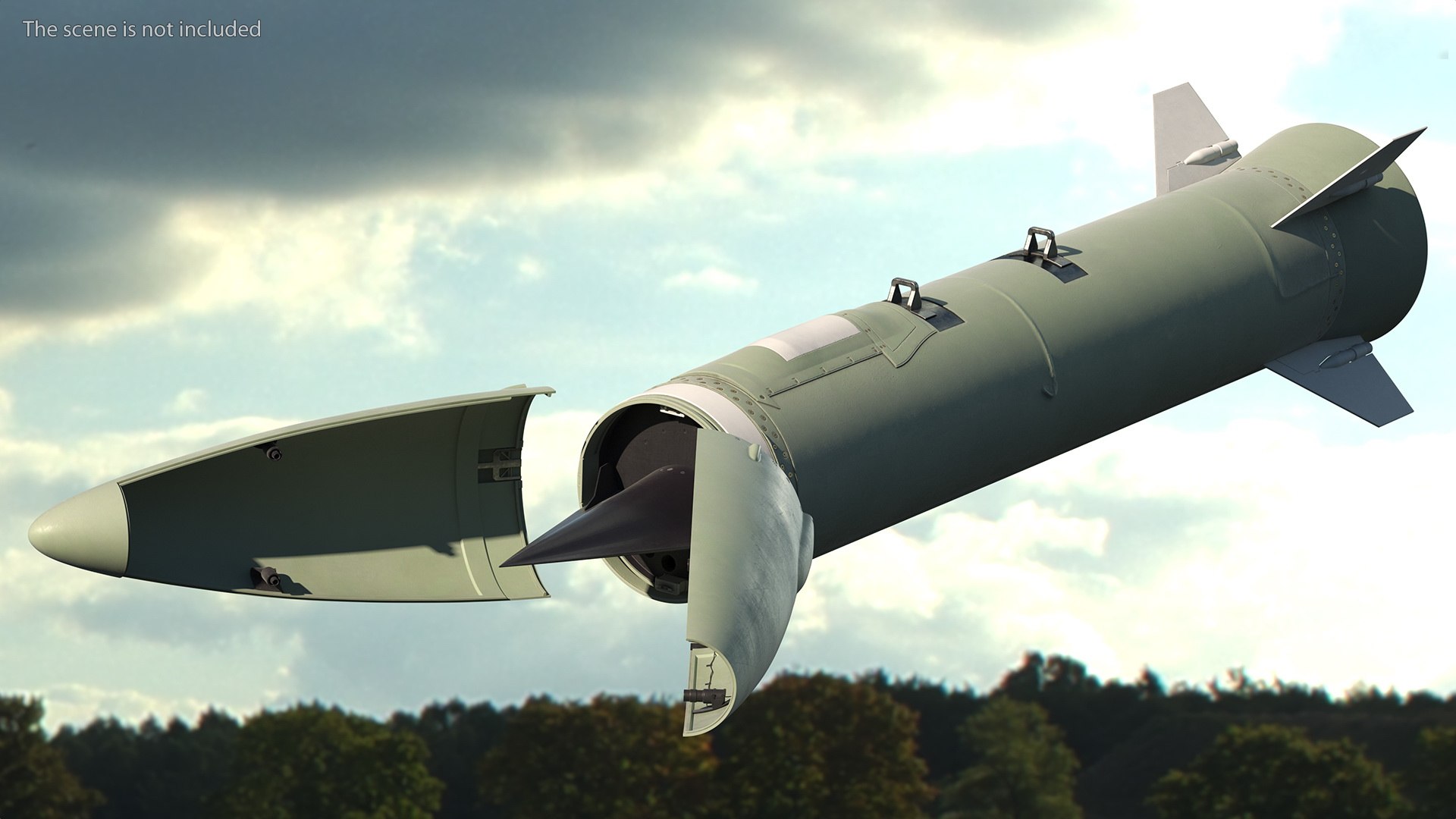 Hypersonic Missile 3D Model - TurboSquid 1919673