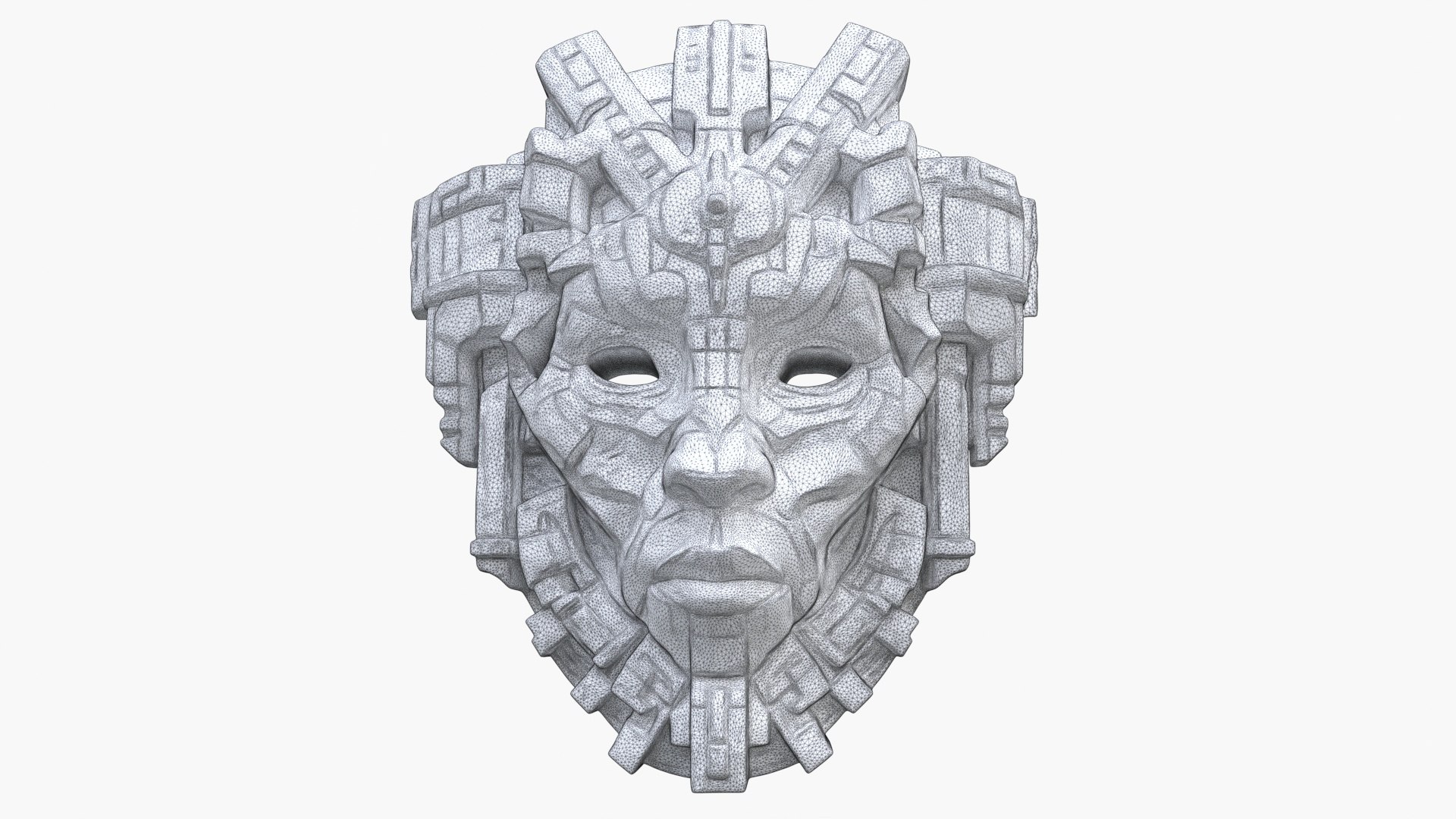3D Aztec Masks 8 - TurboSquid 2188219