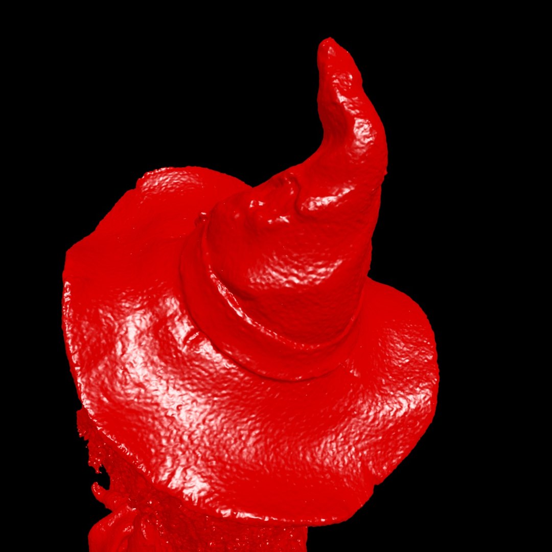 3d Model Witch Scanned Realistic