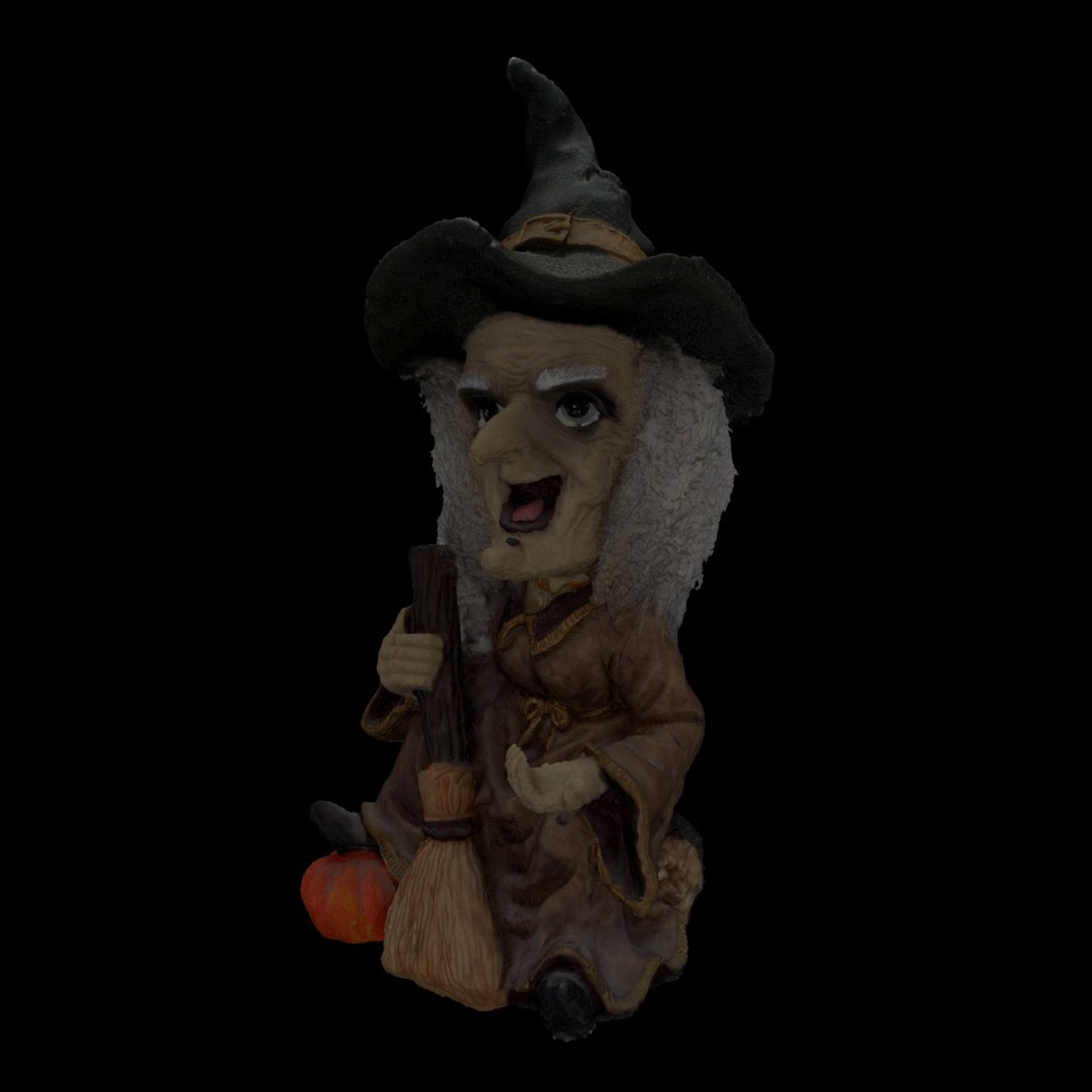 3d Model Witch Scanned Realistic