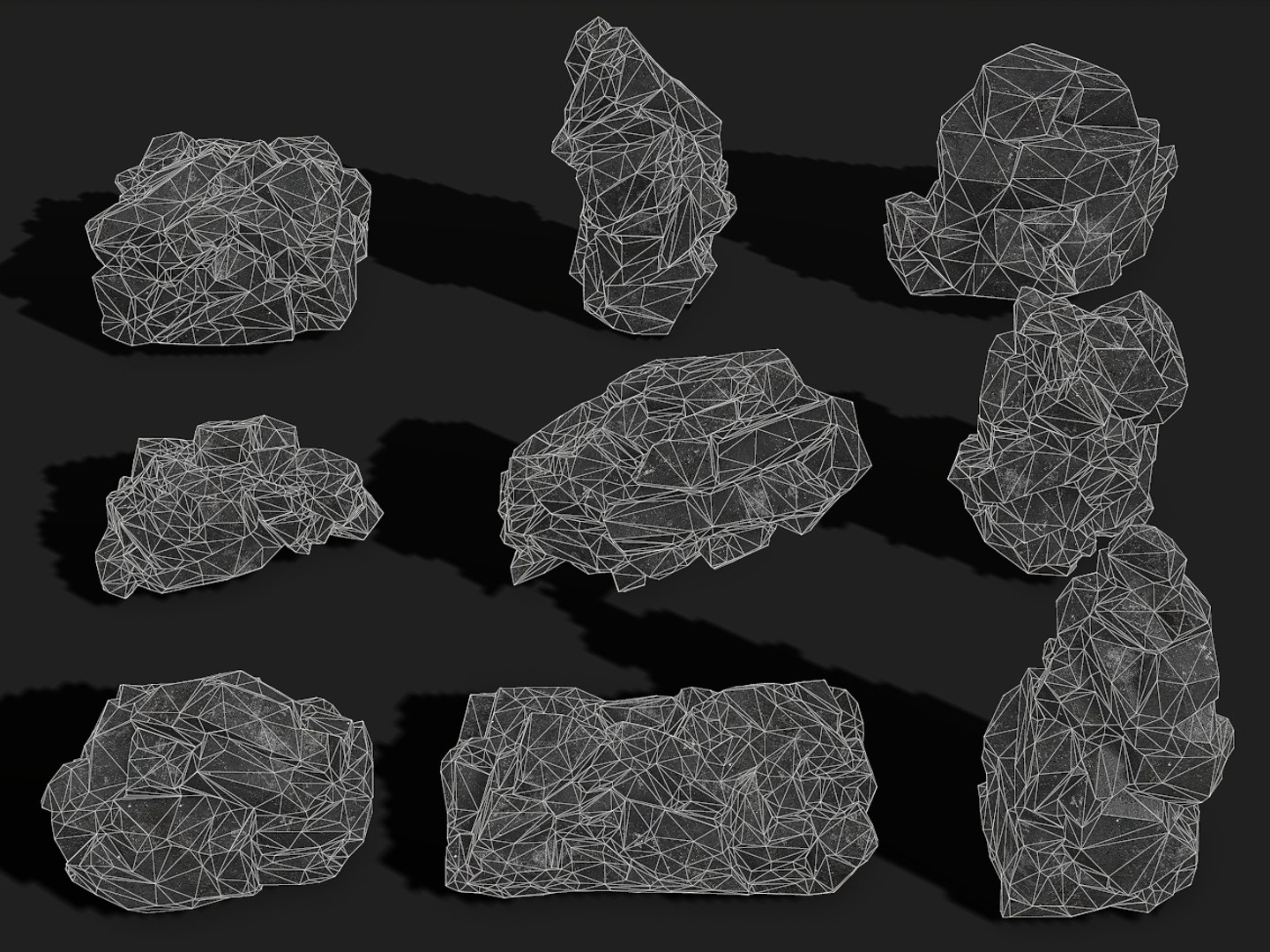 3D Mountain Desert Rocks PBR Pack 08 Model - TurboSquid 2140663