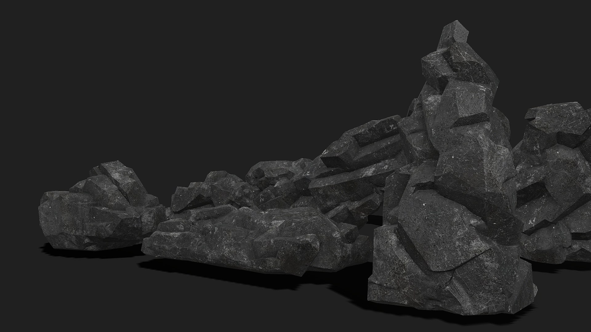3D Mountain Desert Rocks PBR Pack 08 Model - TurboSquid 2140663