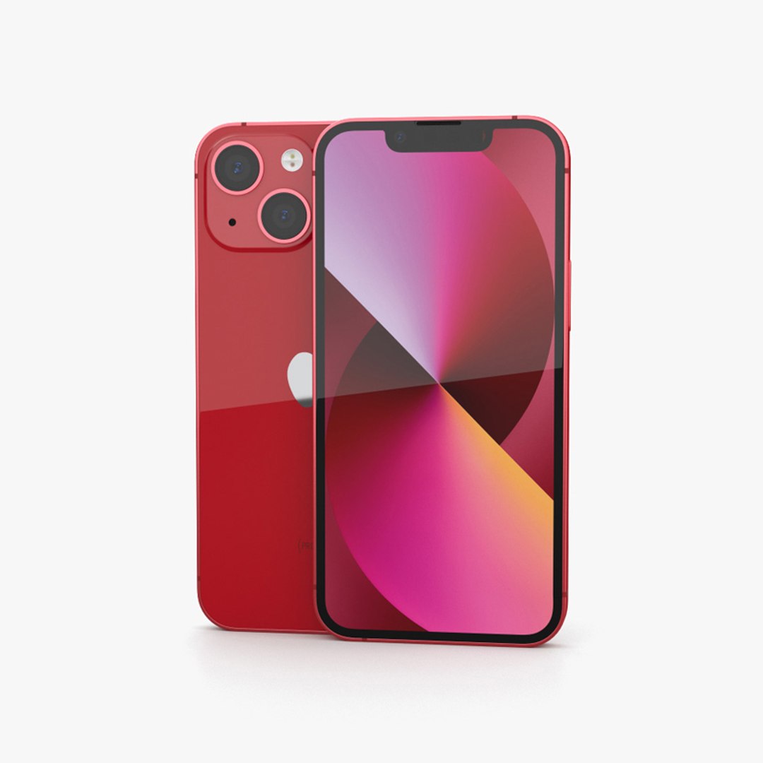 modelo 3d Apple iPhone 13 mini Red - TurboSquid 1878910
