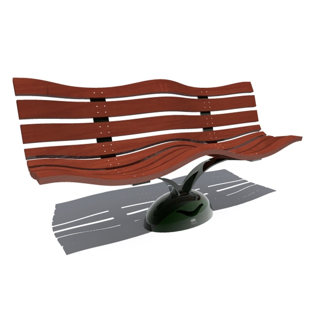 3d Model Street Bench