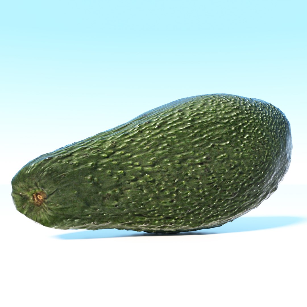 3D Photorealistic 3D Scanned Avocado - TurboSquid 2227736
