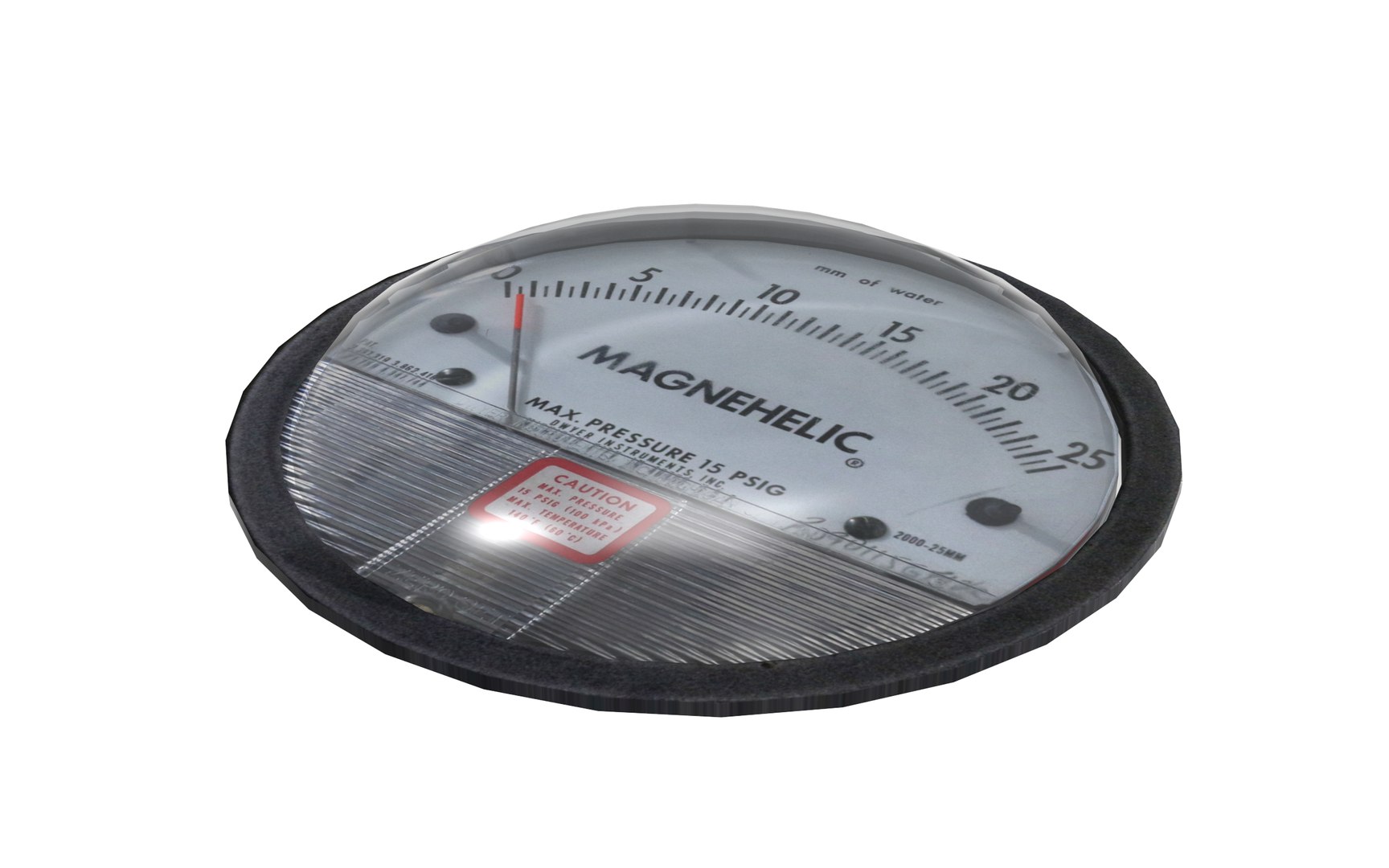 3D Magnehelic Gauge 01 Model - TurboSquid 2140414