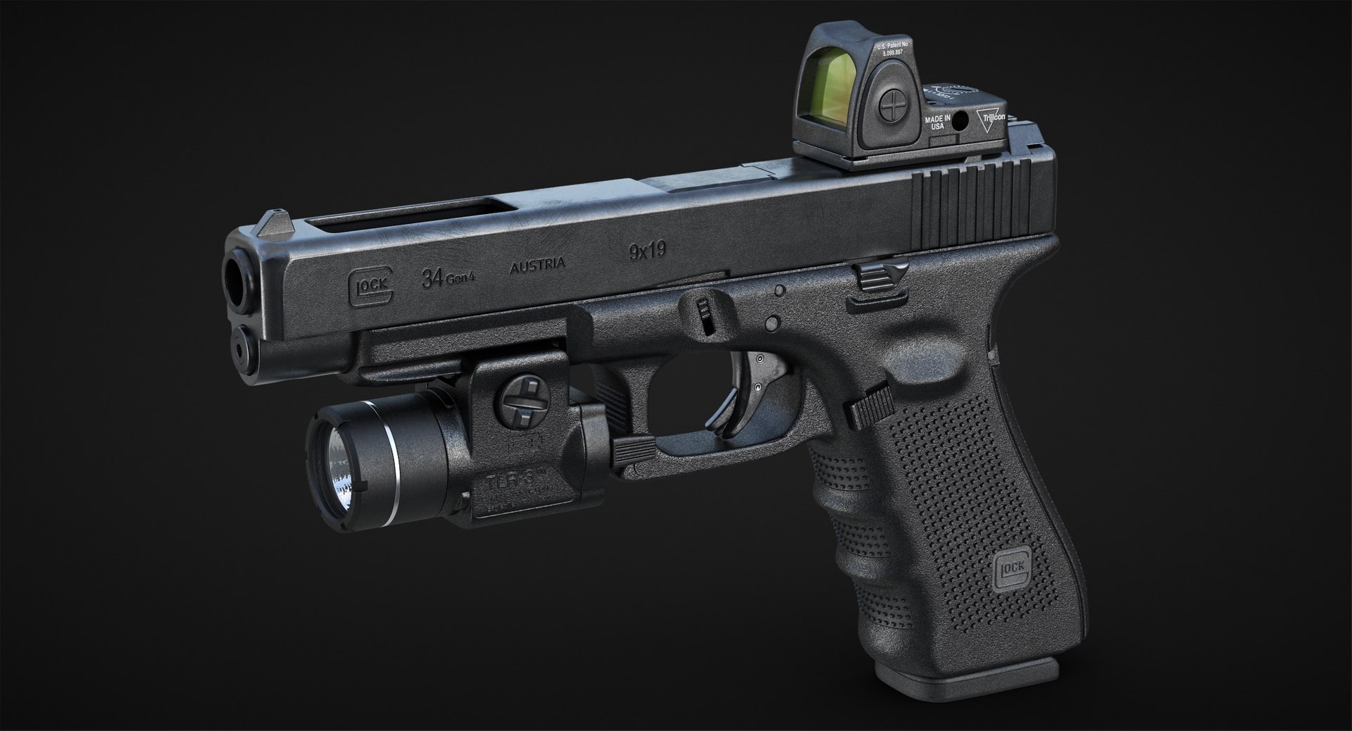 gun glock 34 gen max