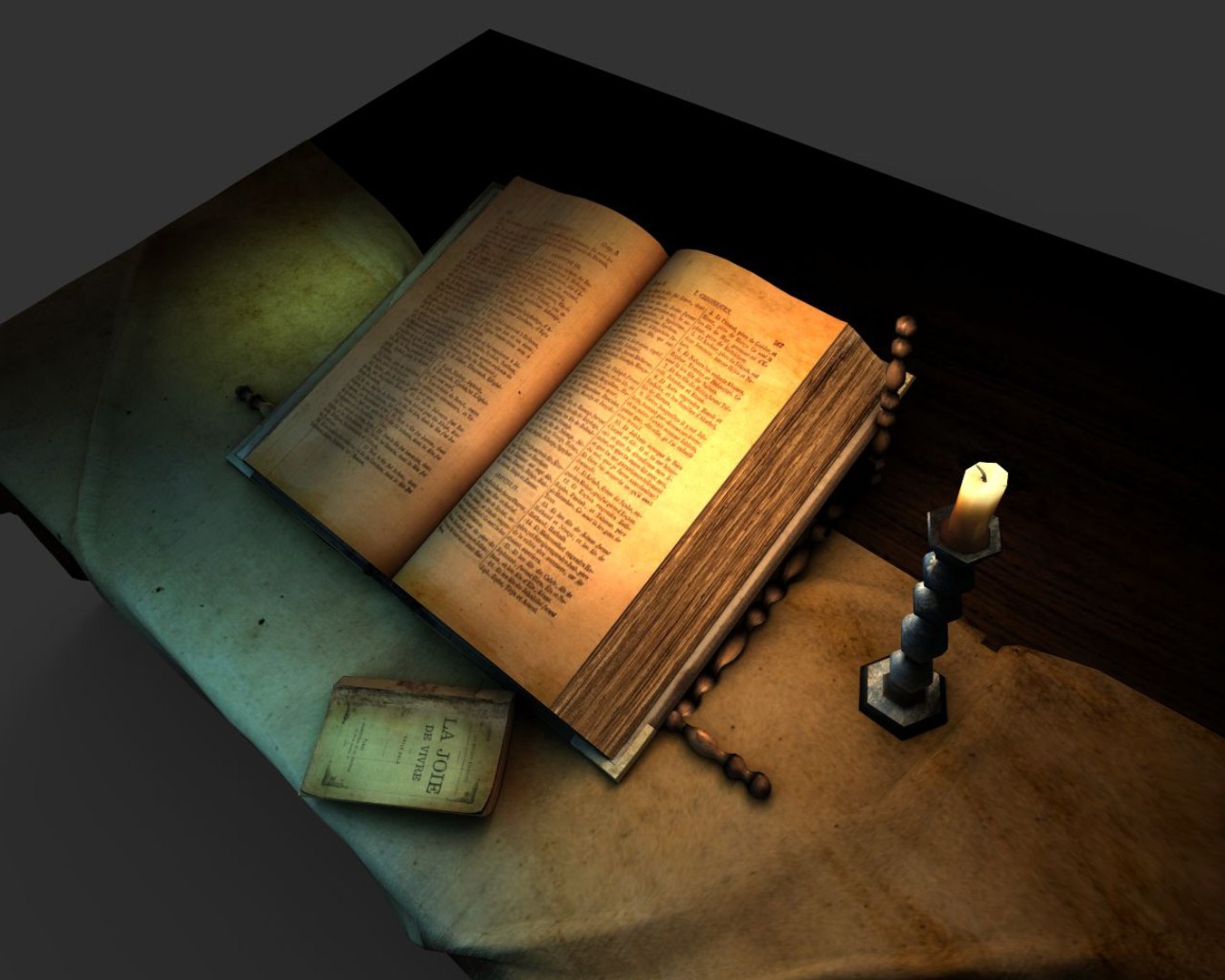 3d Old Bible Model