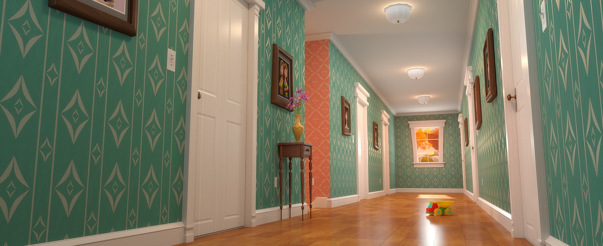 Cartoon Corridor Baby Room Model - TurboSquid 1826389