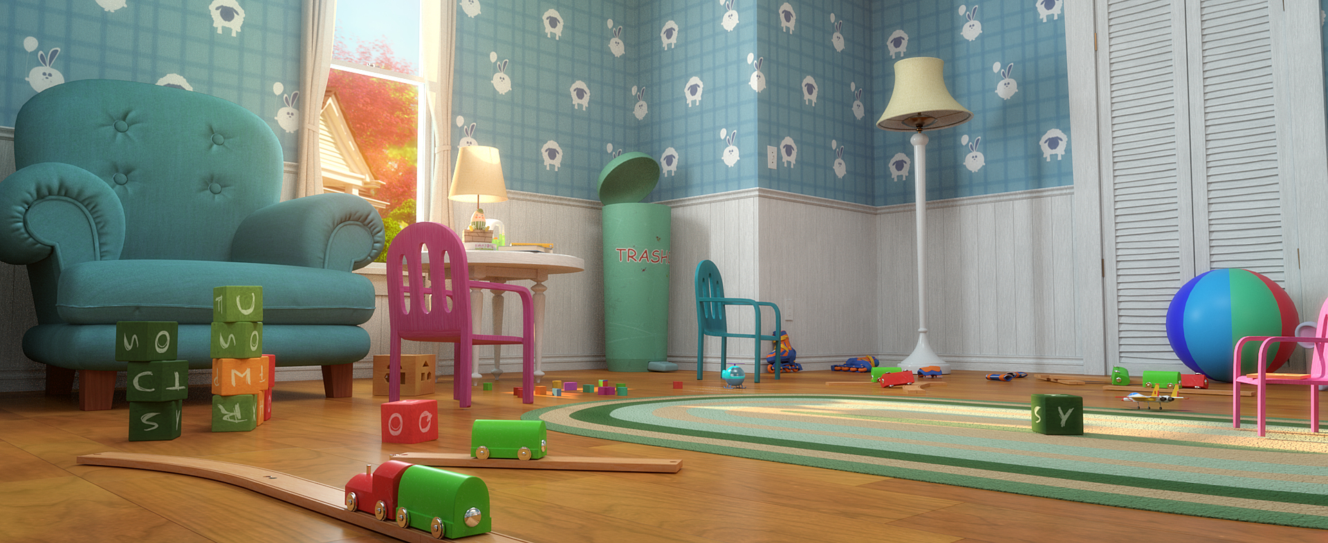 Cartoon Corridor Baby Room model - TurboSquid 1826389