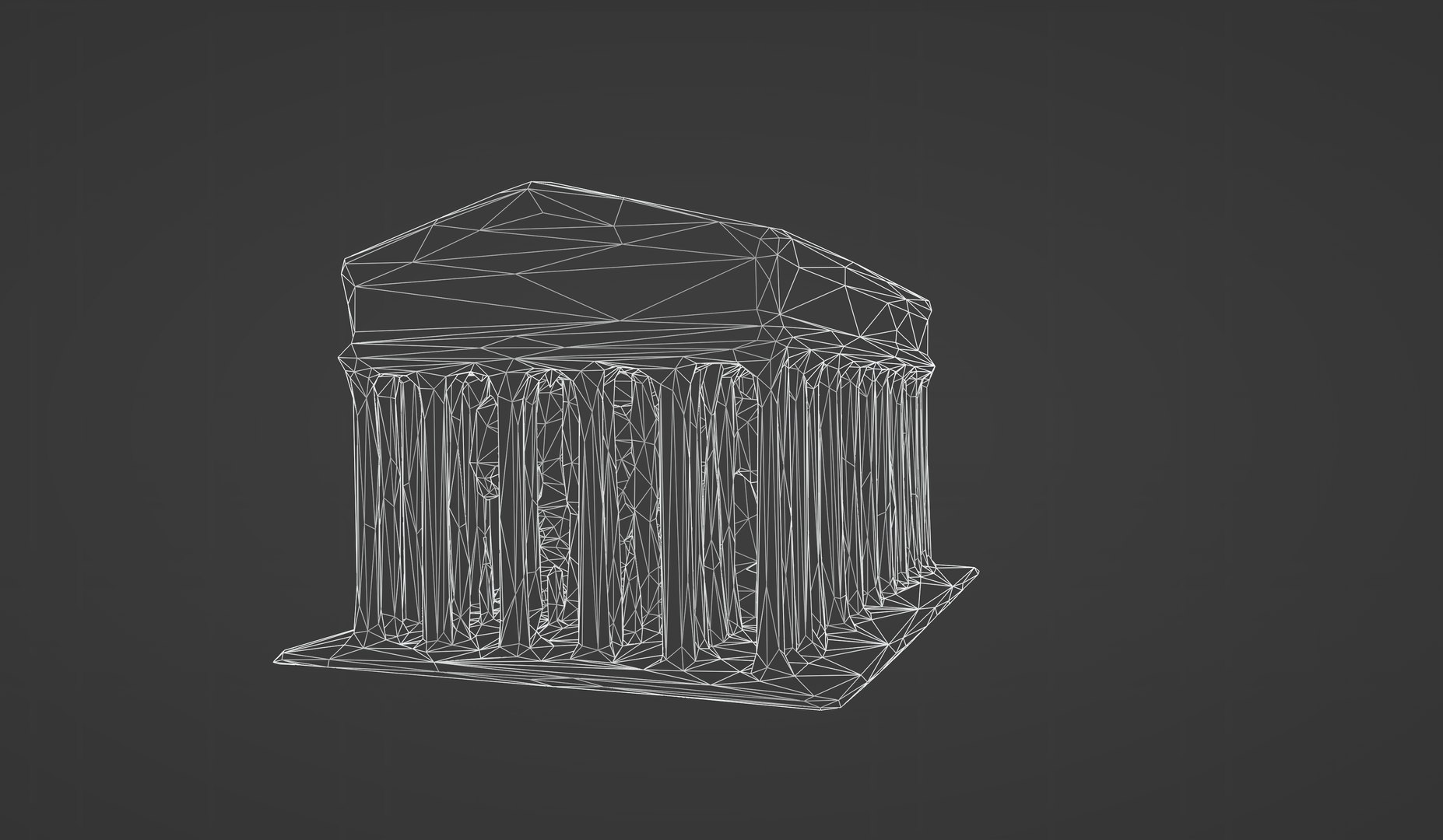 3D Digital Reconstruction Of An Ancient Greek Temple Model - TurboSquid ...