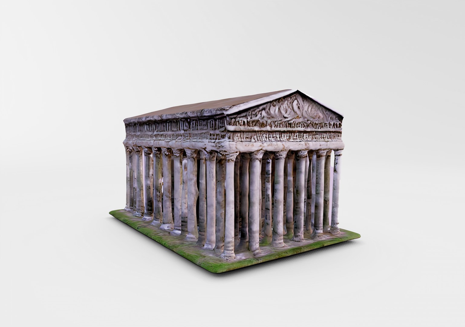 3D Digital Reconstruction of an Ancient Greek Temple model - TurboSquid ...