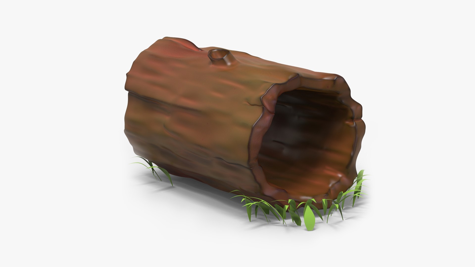 3D Cartoon Log - TurboSquid 2208953