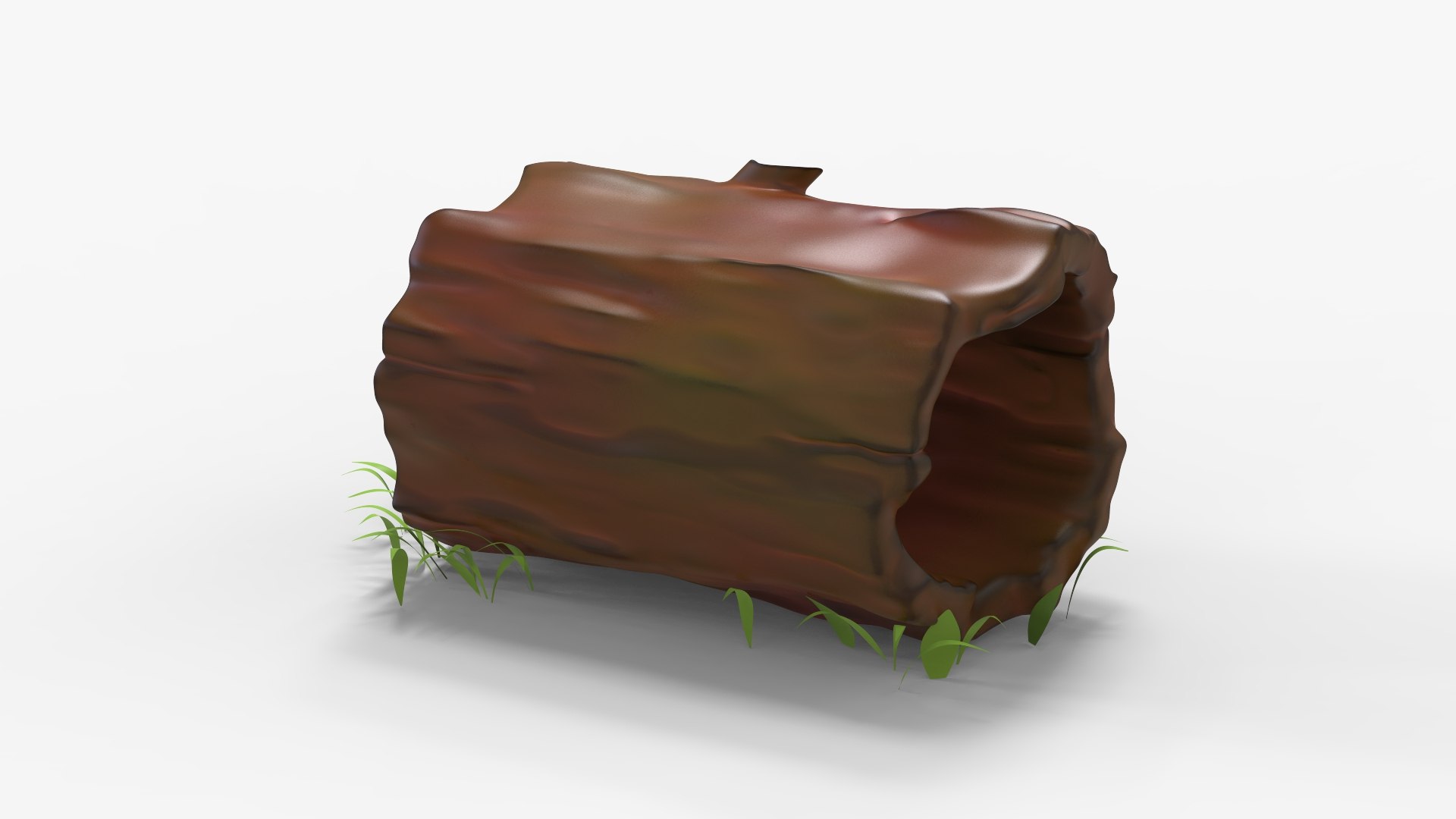 3D Cartoon Log - TurboSquid 2208953