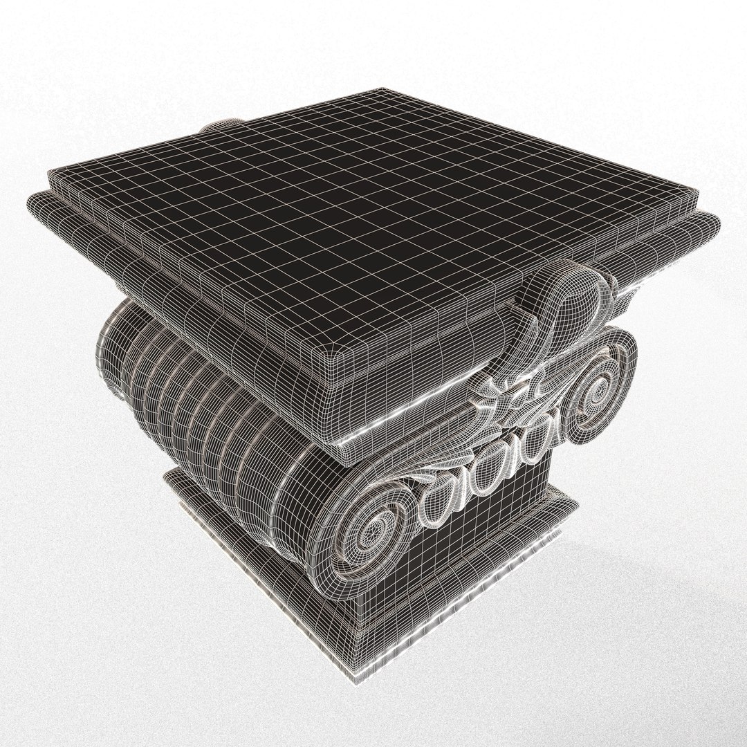 3D Carved Capital 0302 - TurboSquid 1956312