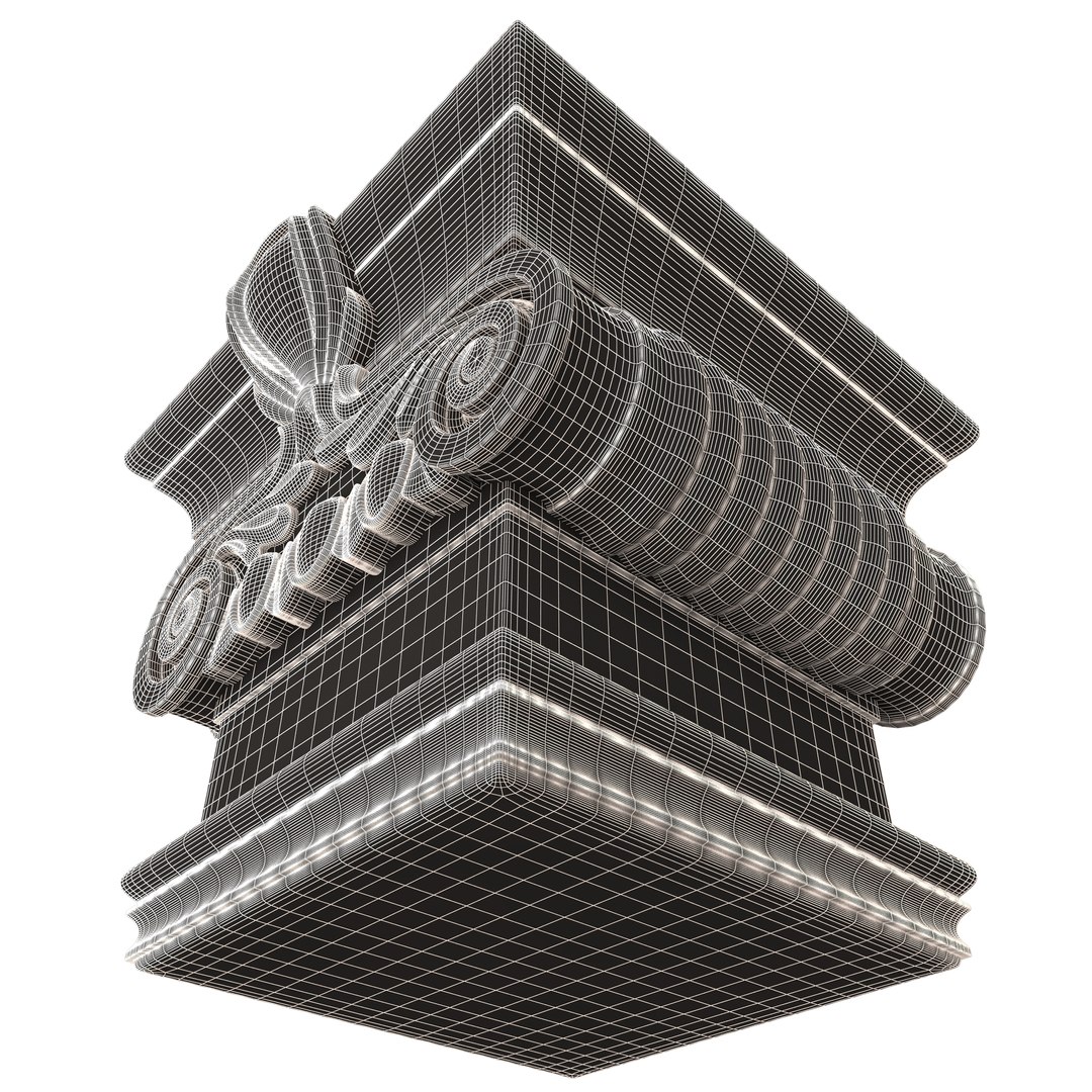 3D Carved Capital 0302 - TurboSquid 1956312