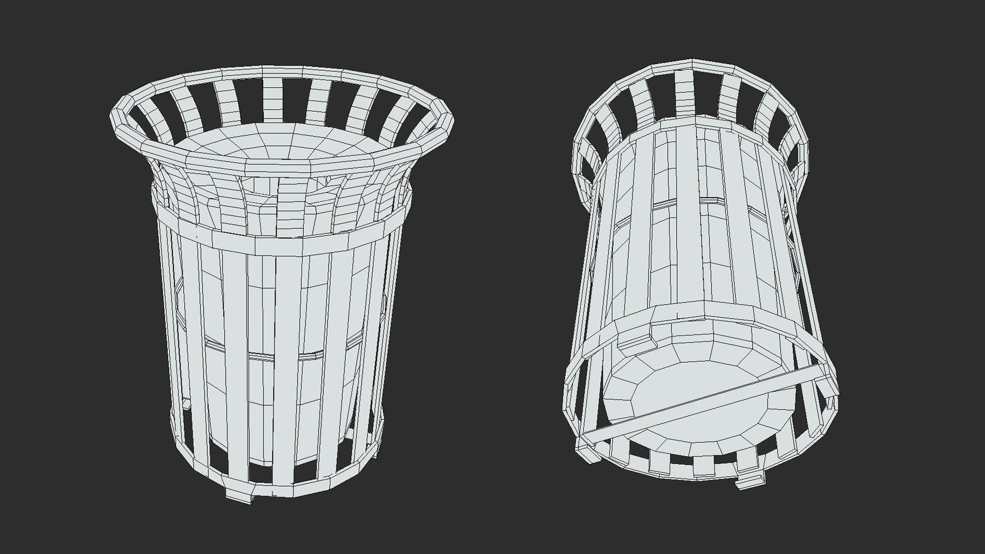 Trash Bin Model - TurboSquid 2190454