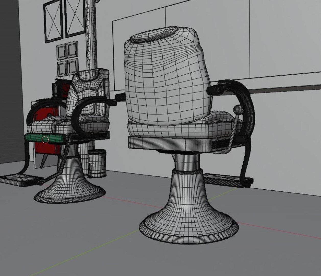 Barbershop 3D Model - TurboSquid 1584762