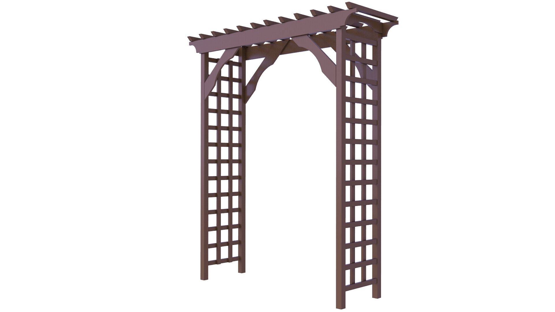 3D Wooden Garden Arbor 3 - TurboSquid 1881150