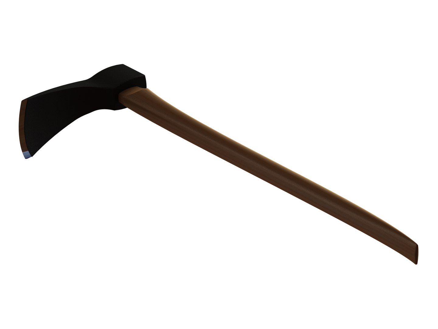 3D Model Wooden Handle Adze - TurboSquid 2177125