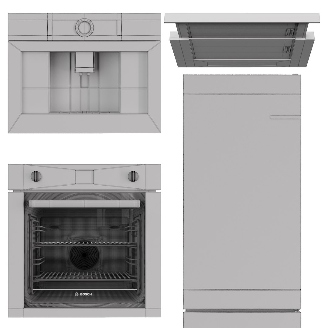 Bosch Appliance Collection 3D Model - TurboSquid 2189981