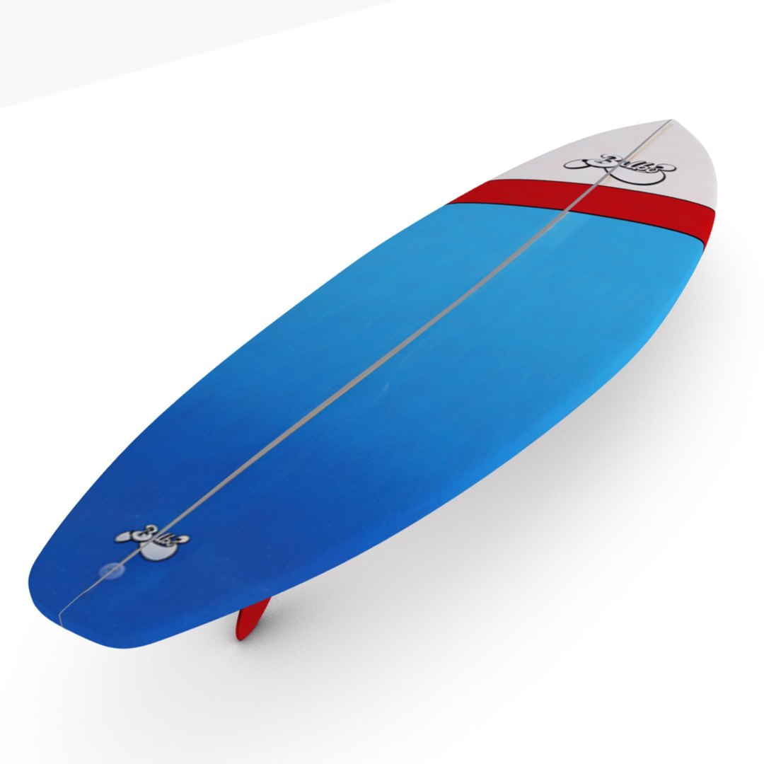Surfboard 3d 3ds