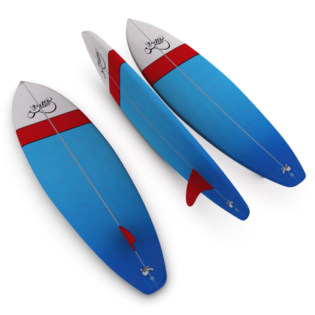 Surfboard 3d 3ds