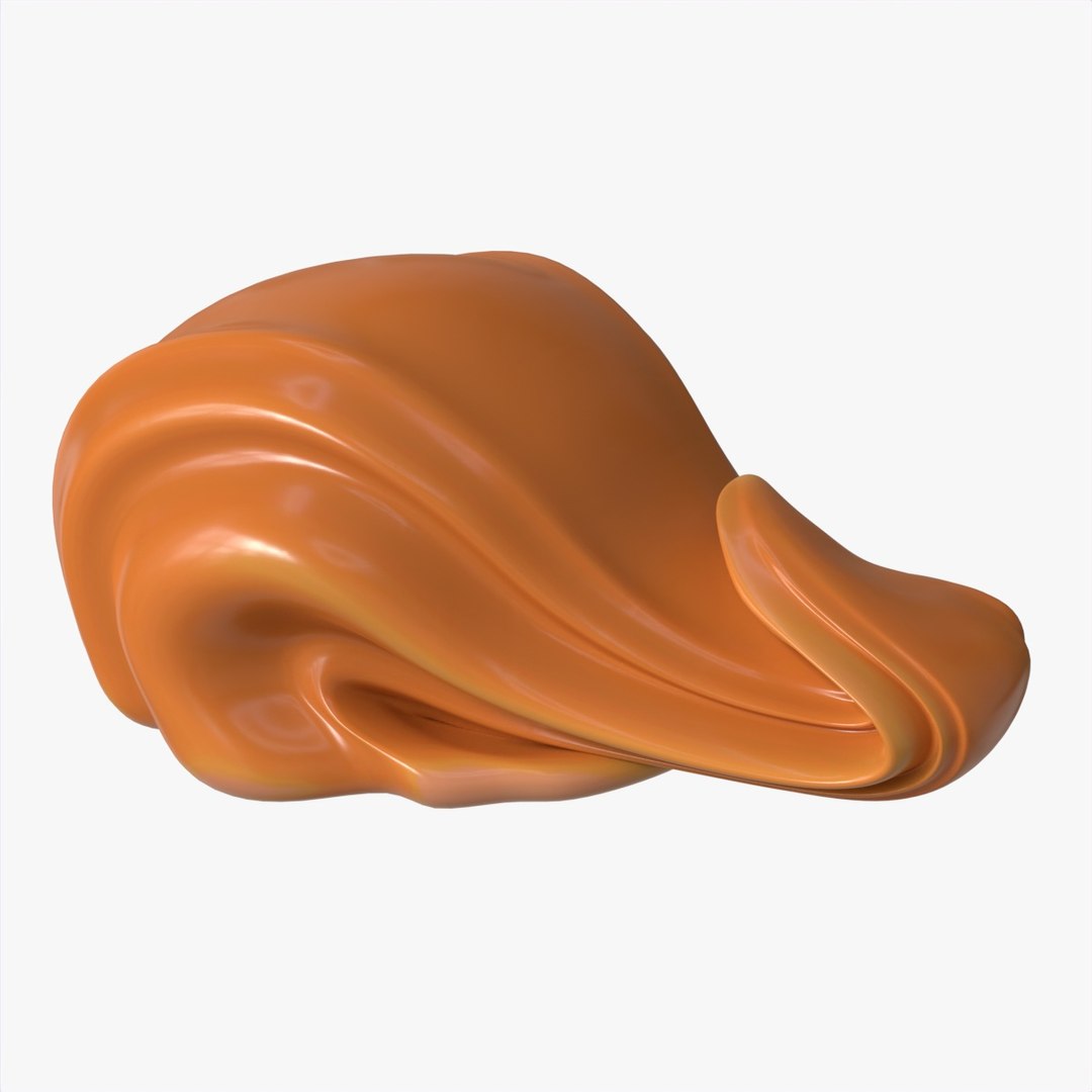 3D Melted Creme Caramel 01 - TurboSquid 2029994